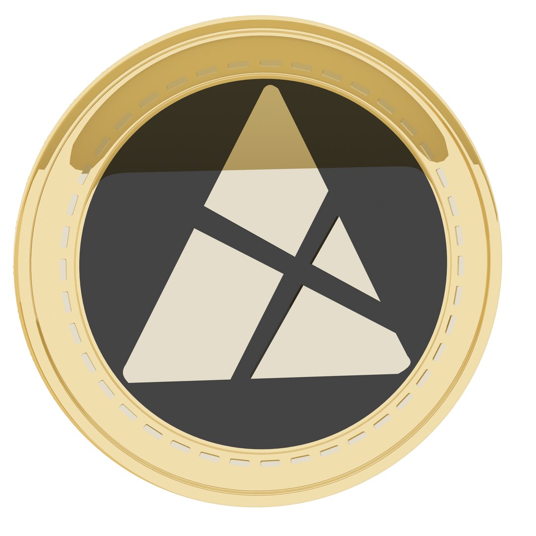 AXEL Cryptocurrency Gold Coin 3D model - TurboSquid 1782411