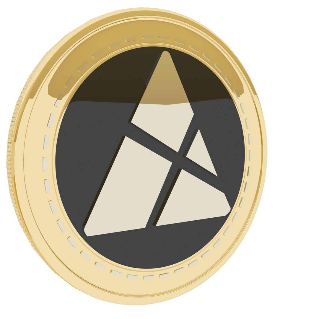 AXEL Cryptocurrency Gold Coin 3D model - TurboSquid 1782411