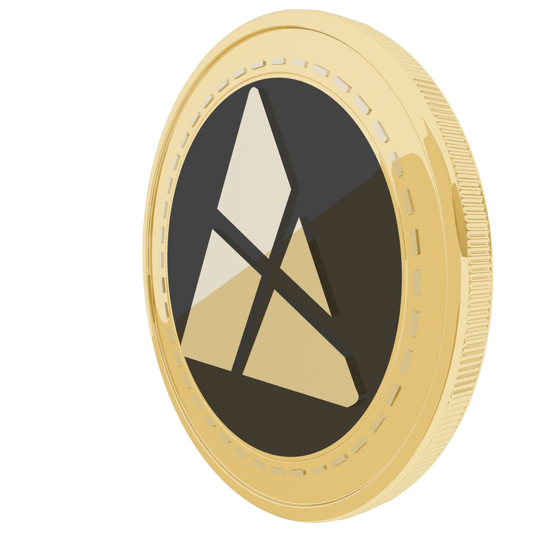 AXEL Cryptocurrency Gold Coin 3D model - TurboSquid 1782411