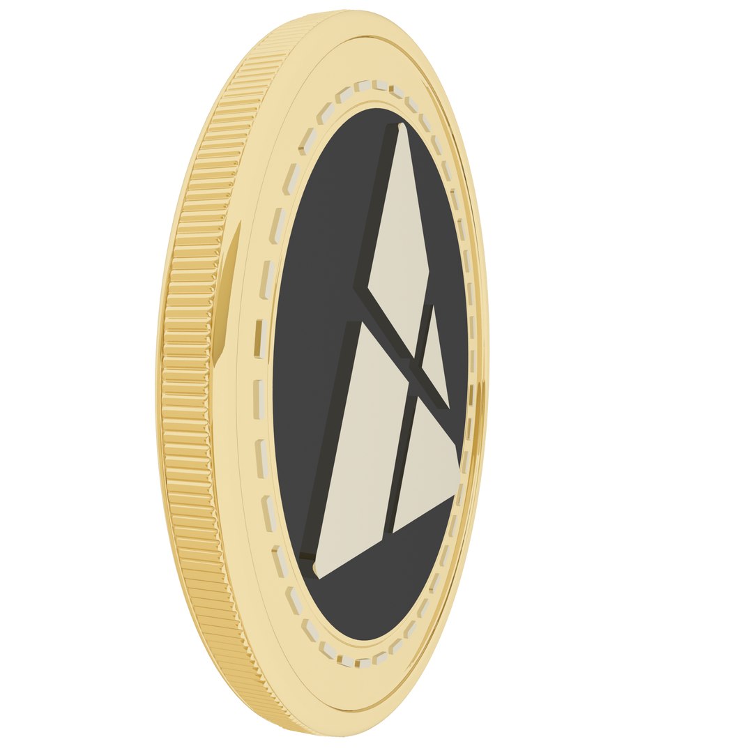 AXEL Cryptocurrency Gold Coin 3D model - TurboSquid 1782411