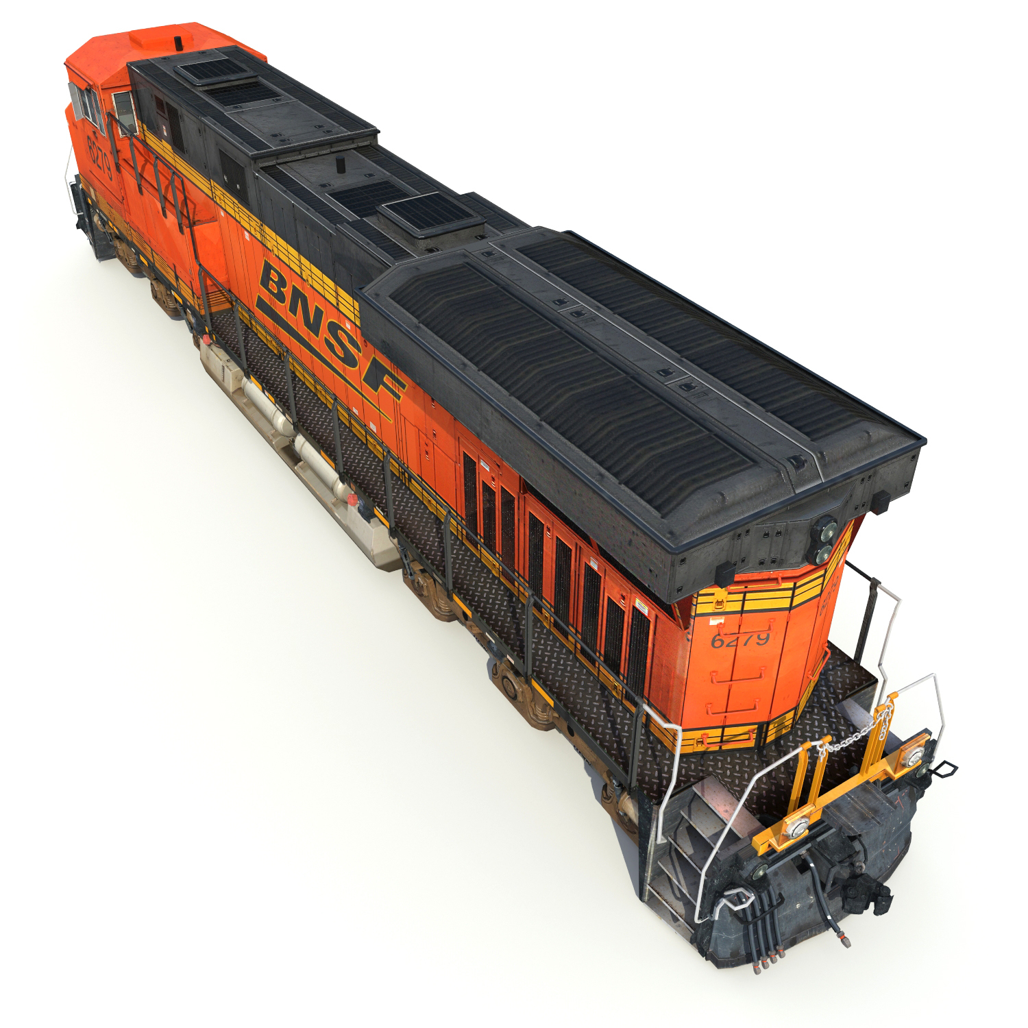 GE ES44机车3D模型 - TurboSquid 735355