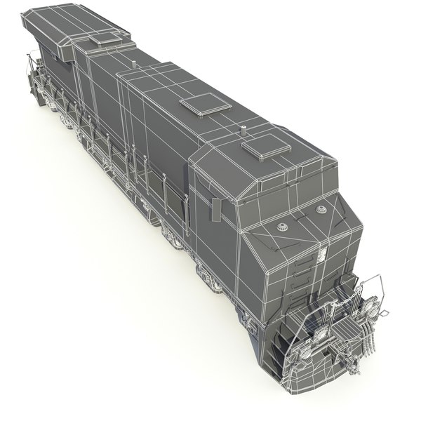 GE ES44机车3D模型 - TurboSquid 735355