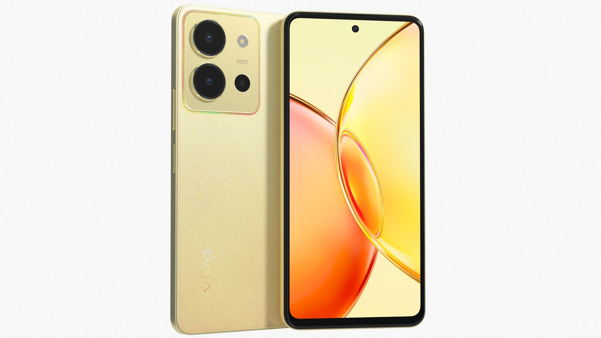 3D Vivo Y36 Gold model - TurboSquid 2157048