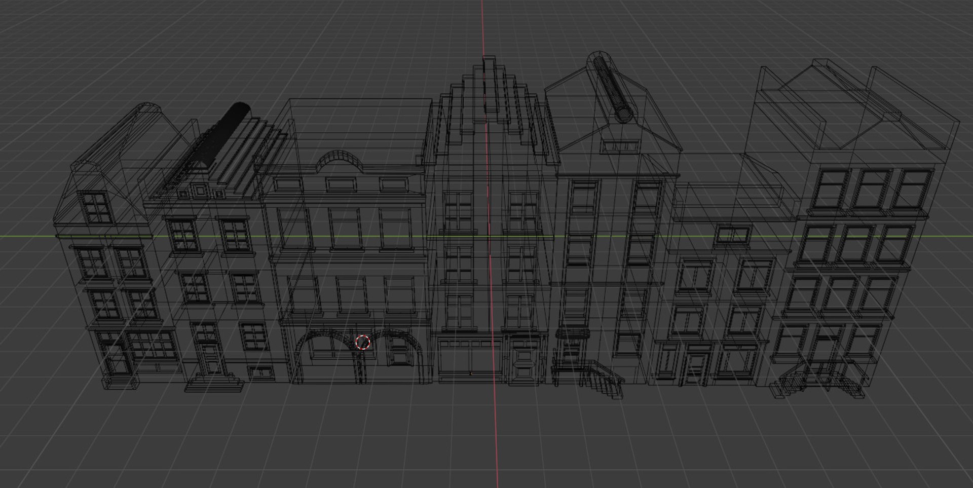 3D 7 Buildings Model - TurboSquid 1637742