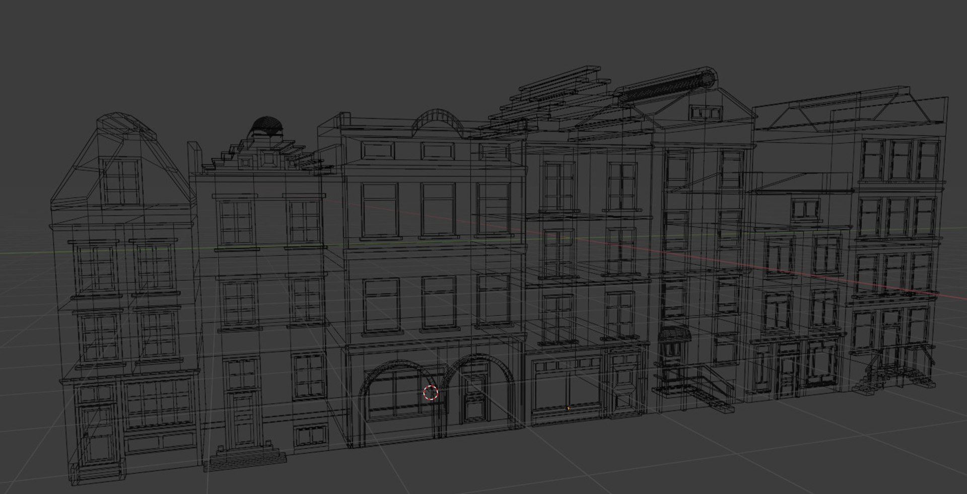 3D 7 Buildings Model - TurboSquid 1637742