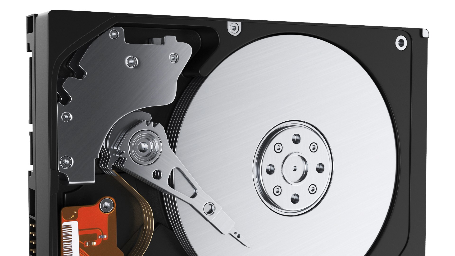 3D Computer Hard Disc Model - TurboSquid 1872228