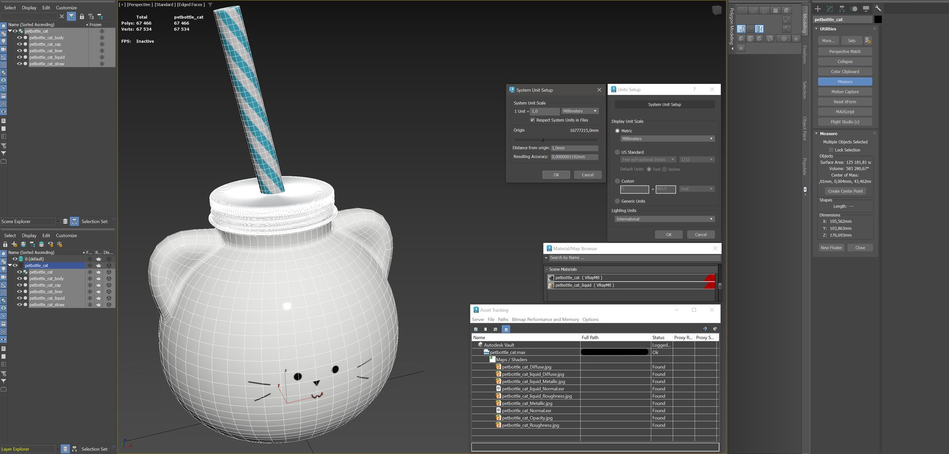 PET Bottle Cat 3D Model - TurboSquid 2283050