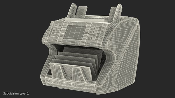 3D currency counter dollar bills model - TurboSquid 1466036