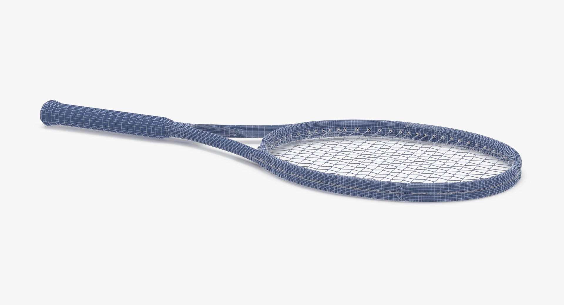 3d Tennis Racket 01 Model