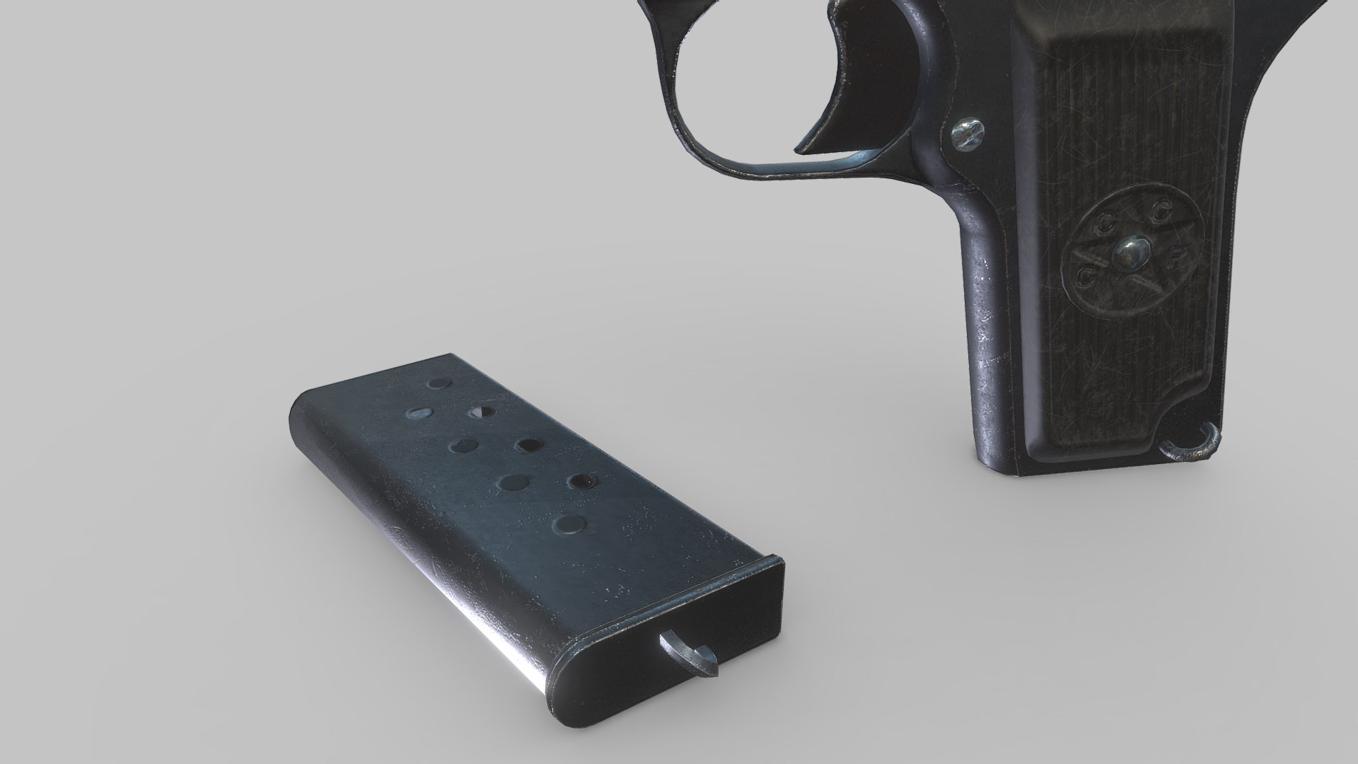 Free 3D Model TT Pistol Low-poly PBR - TurboSquid 1981269