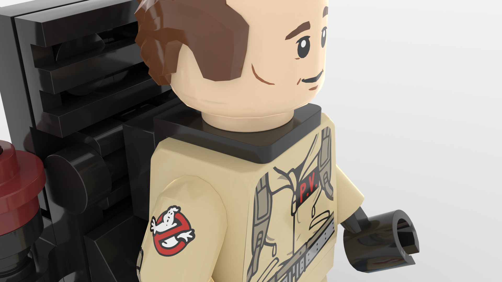 modèle 3D de Figurine LEGO Ghostbusters - Peter Venkman - TurboSquid ...