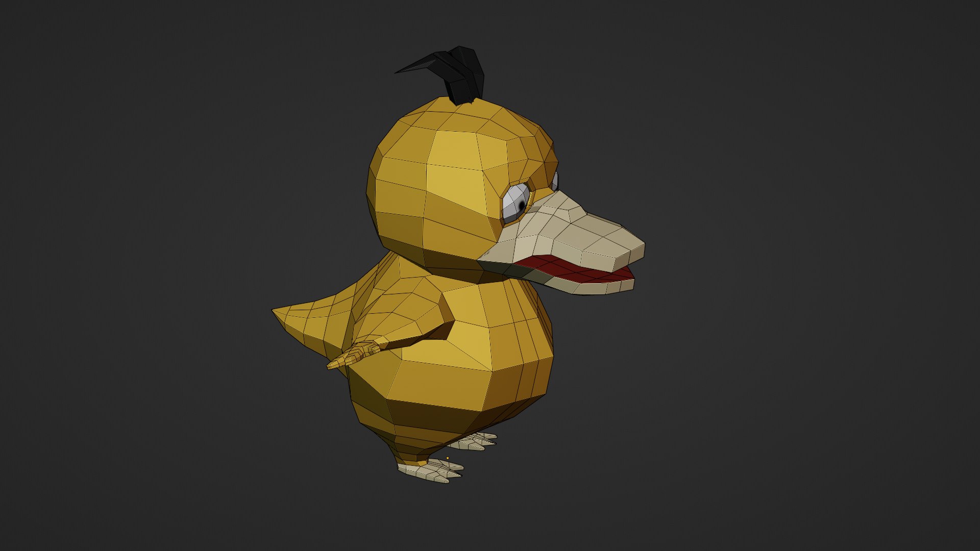 3D Psyduck Model - TurboSquid 1925495