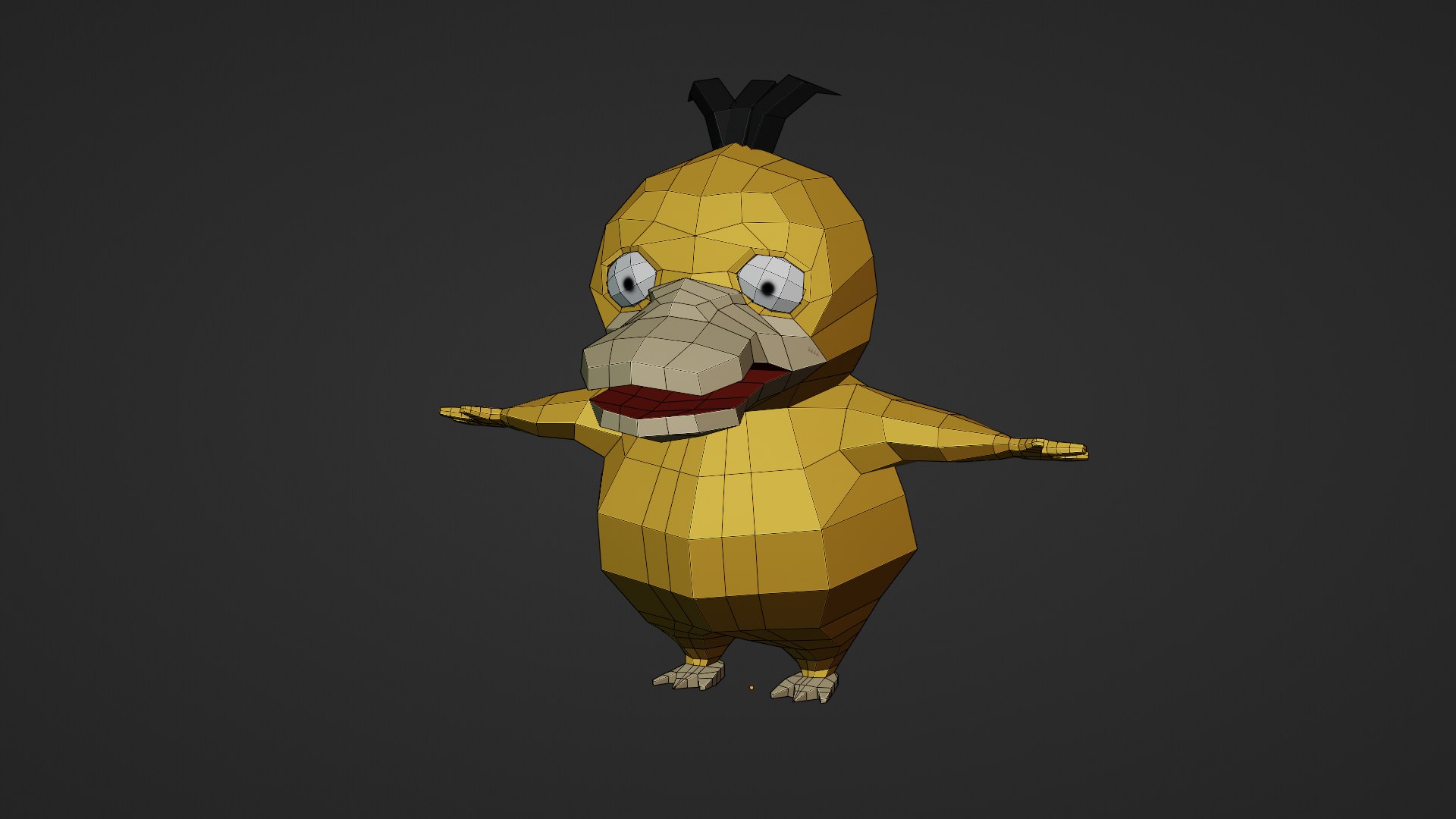 3D Psyduck Model - TurboSquid 1925495