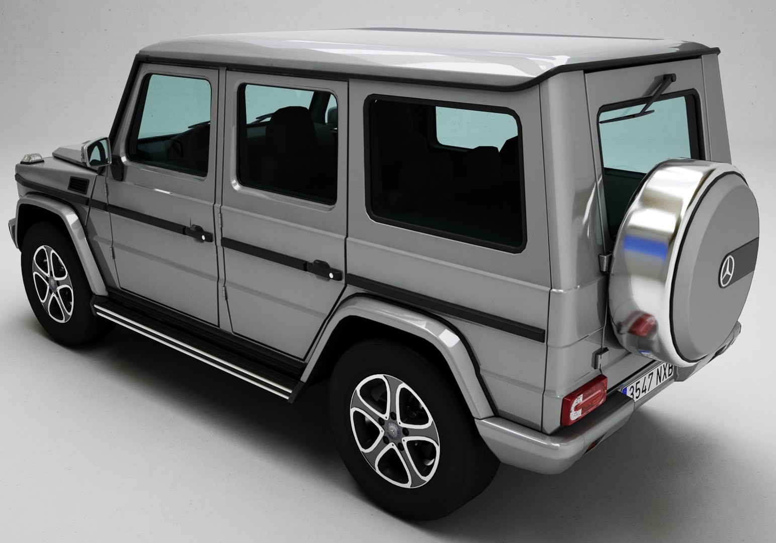 3D Mercedes-benz G-class Model - TurboSquid 1543671
