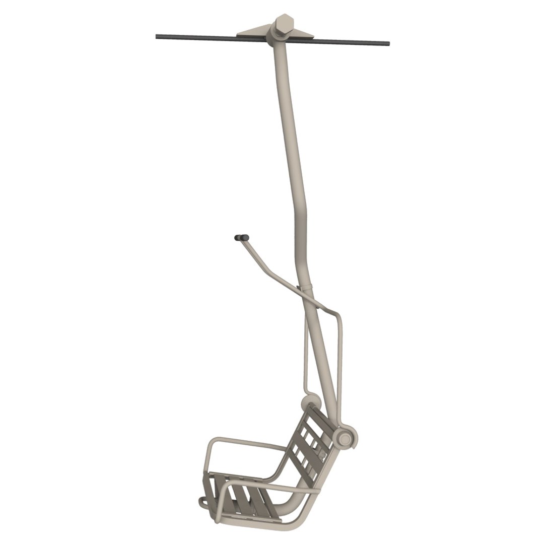 3d Model Cableway Chair Type-5