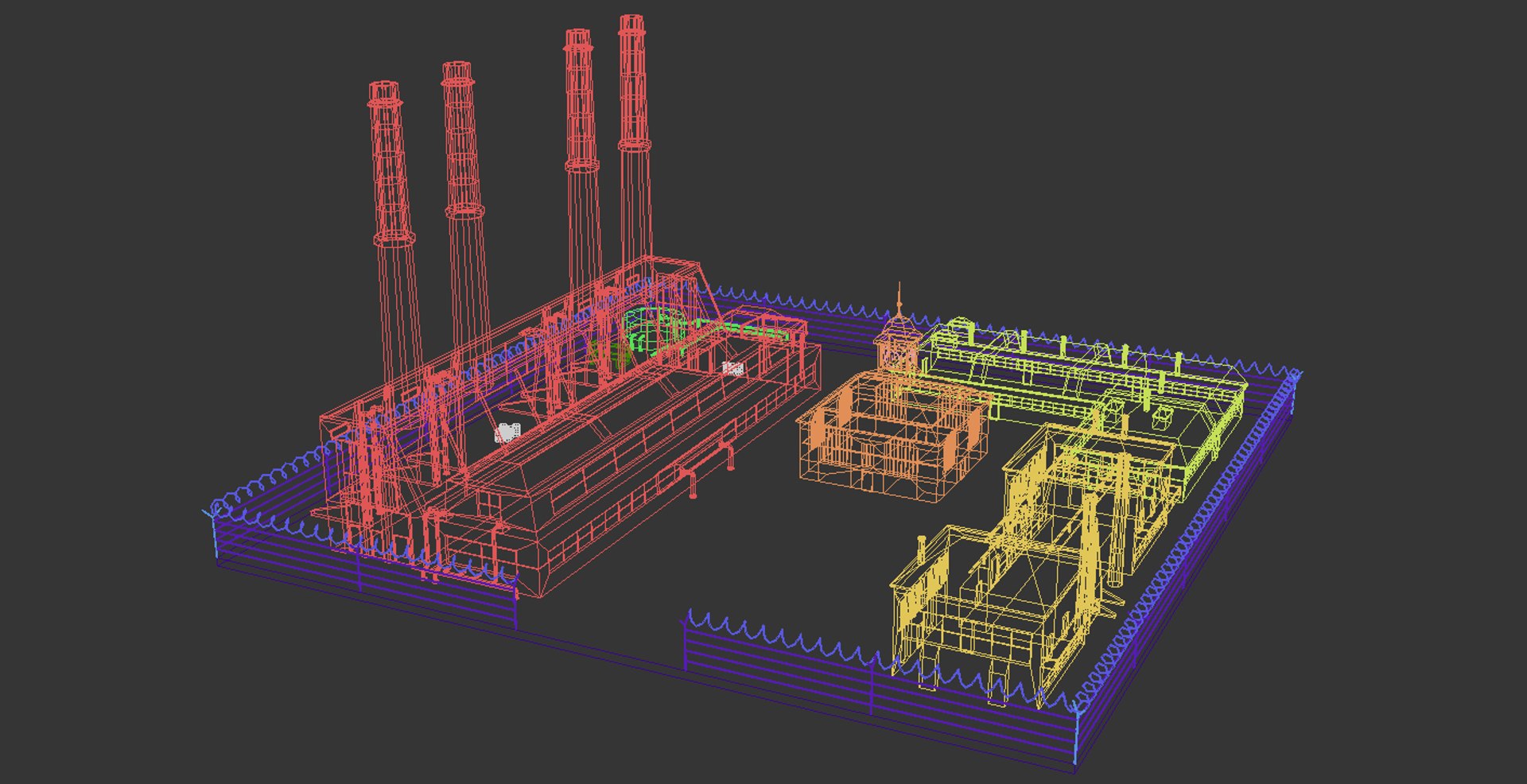 Free 3D model canteen factory - TurboSquid 1561236