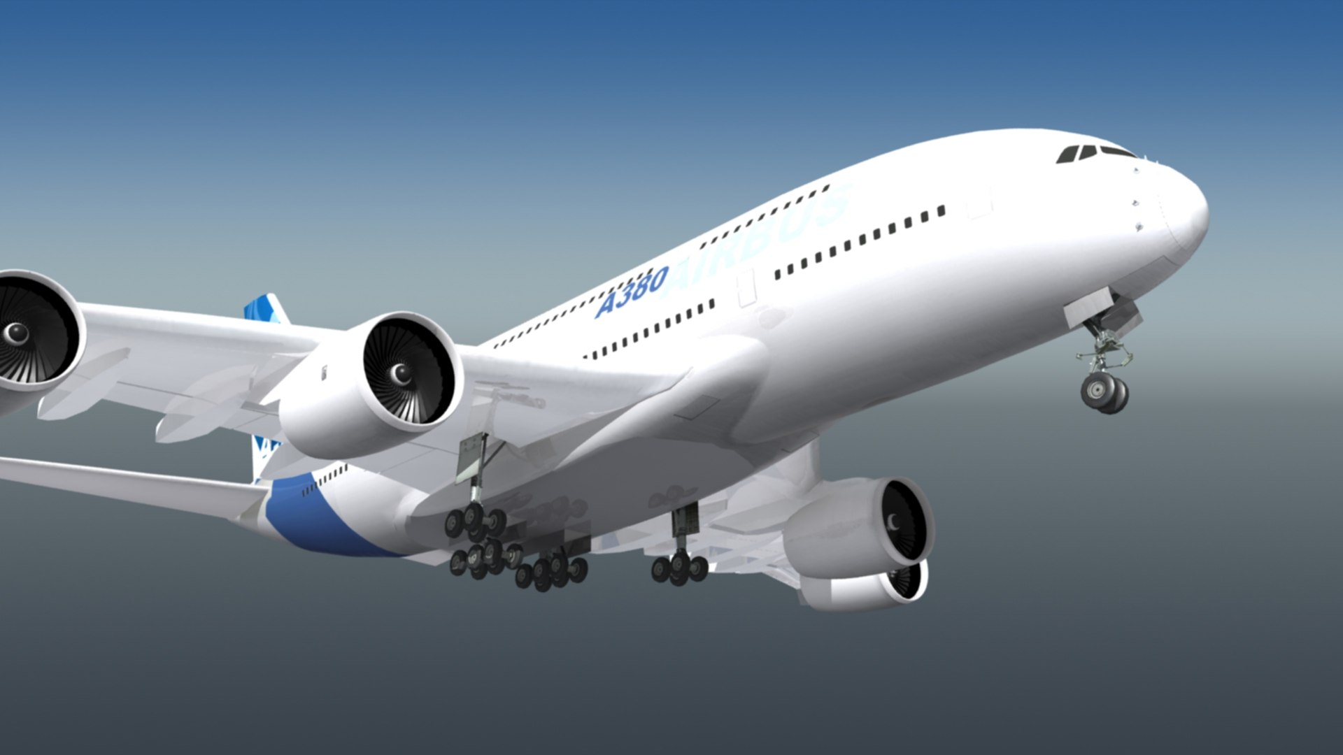 3D Airbus A380 Model - TurboSquid 2126668