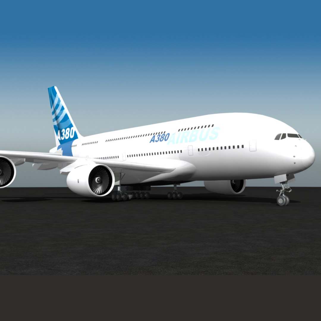 3D Airbus A380 Model - TurboSquid 2126668