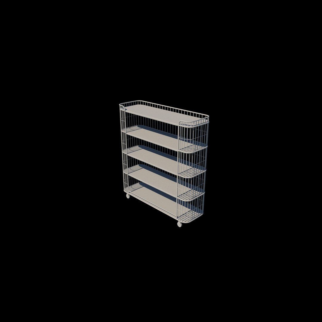 3D Caged Bakers Rack 3D Model - TurboSquid 2337168