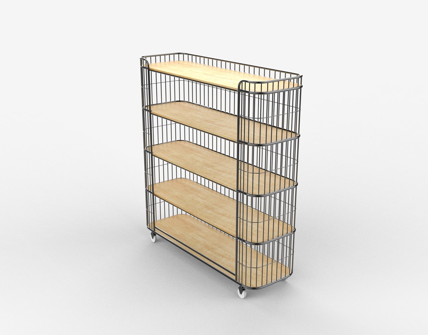 3D Caged Bakers Rack 3D Model - TurboSquid 2337168