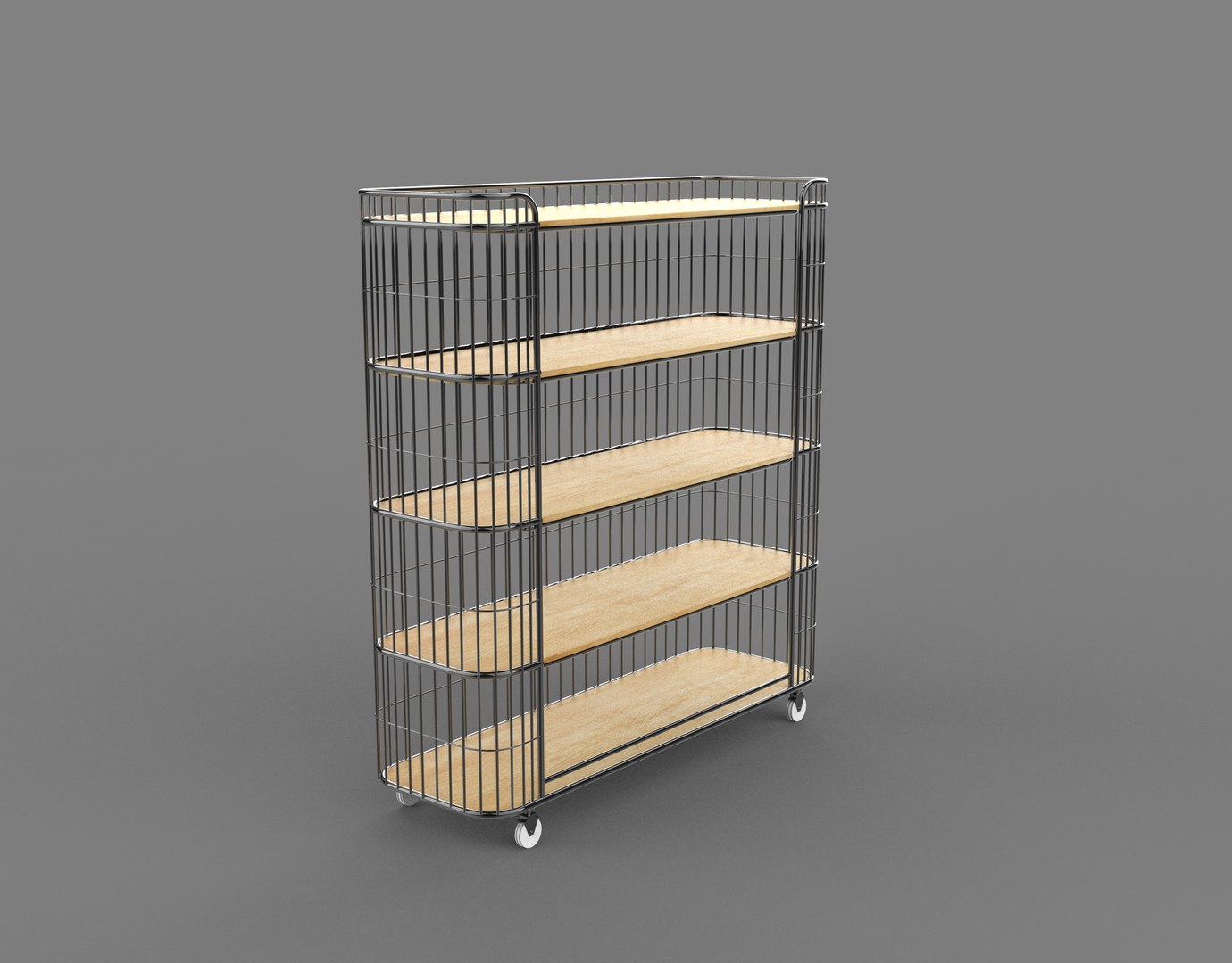 3D Caged Bakers Rack 3D Model - TurboSquid 2337168