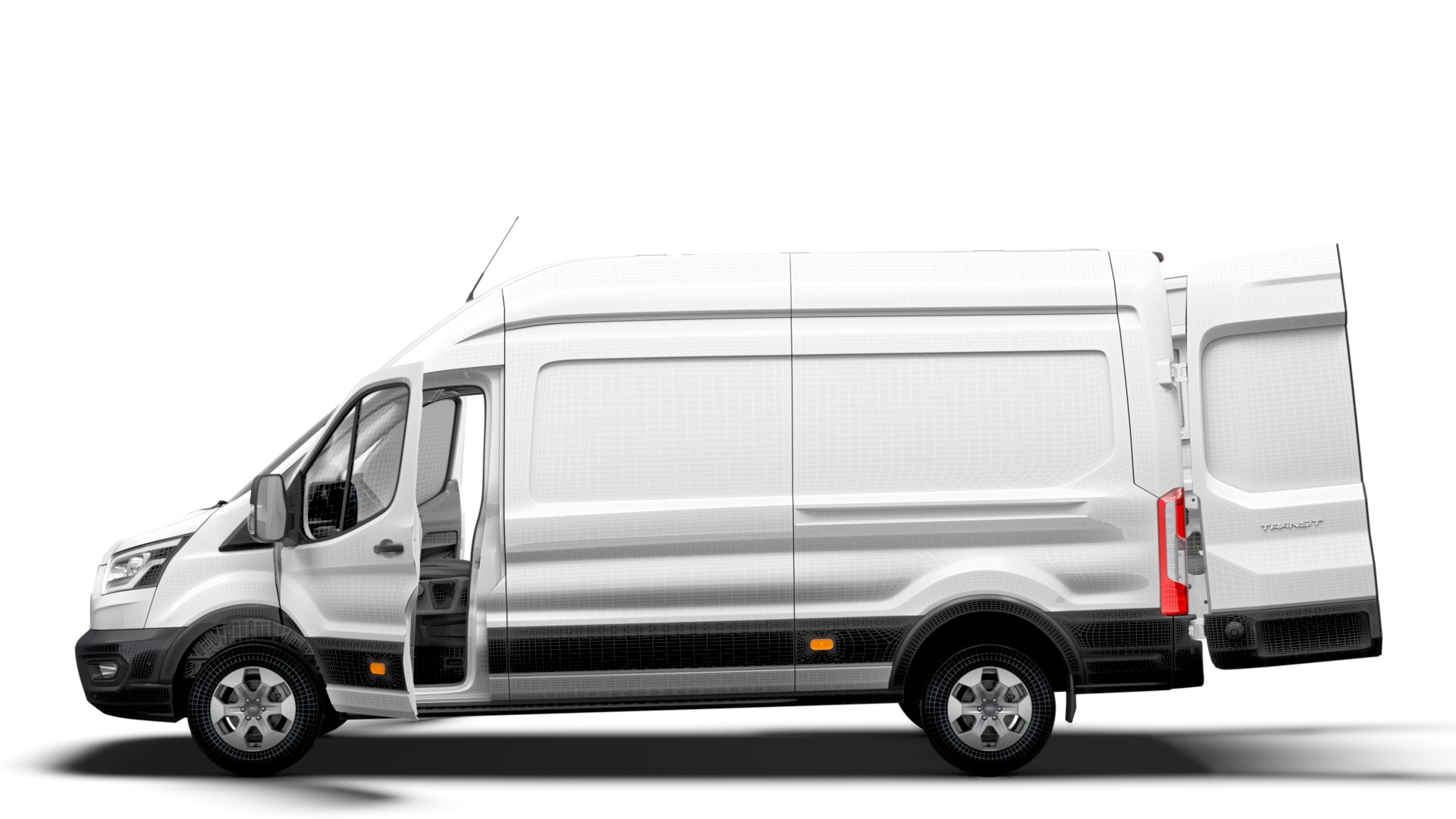 3D Ford E Transit Van L3H3 HQInterior 2024 - TurboSquid 2291740