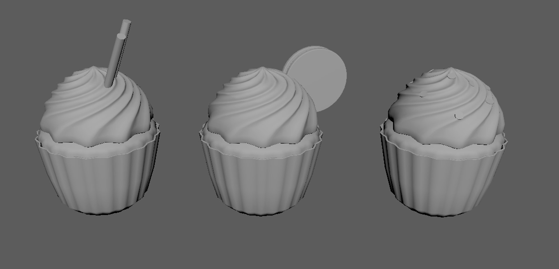 Cupcakes Model - TurboSquid 1274323