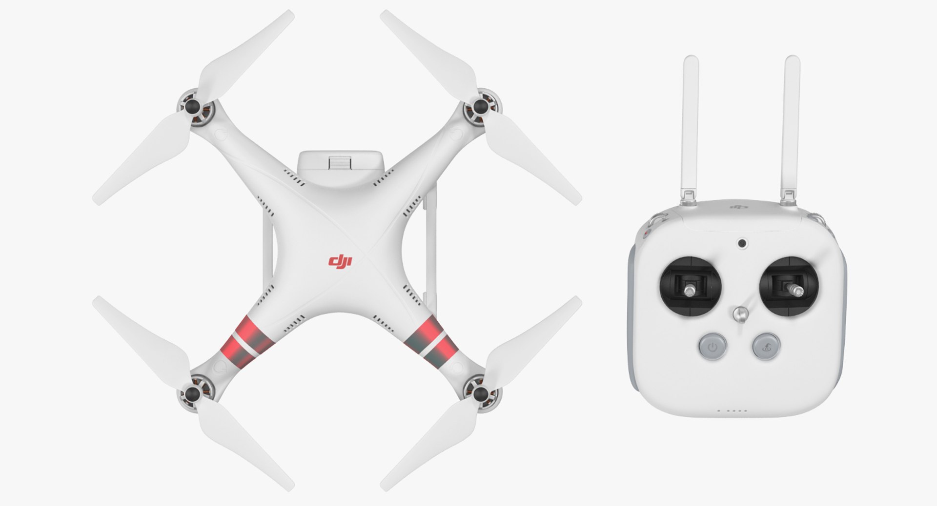 dji phantom 3 professional 3d model