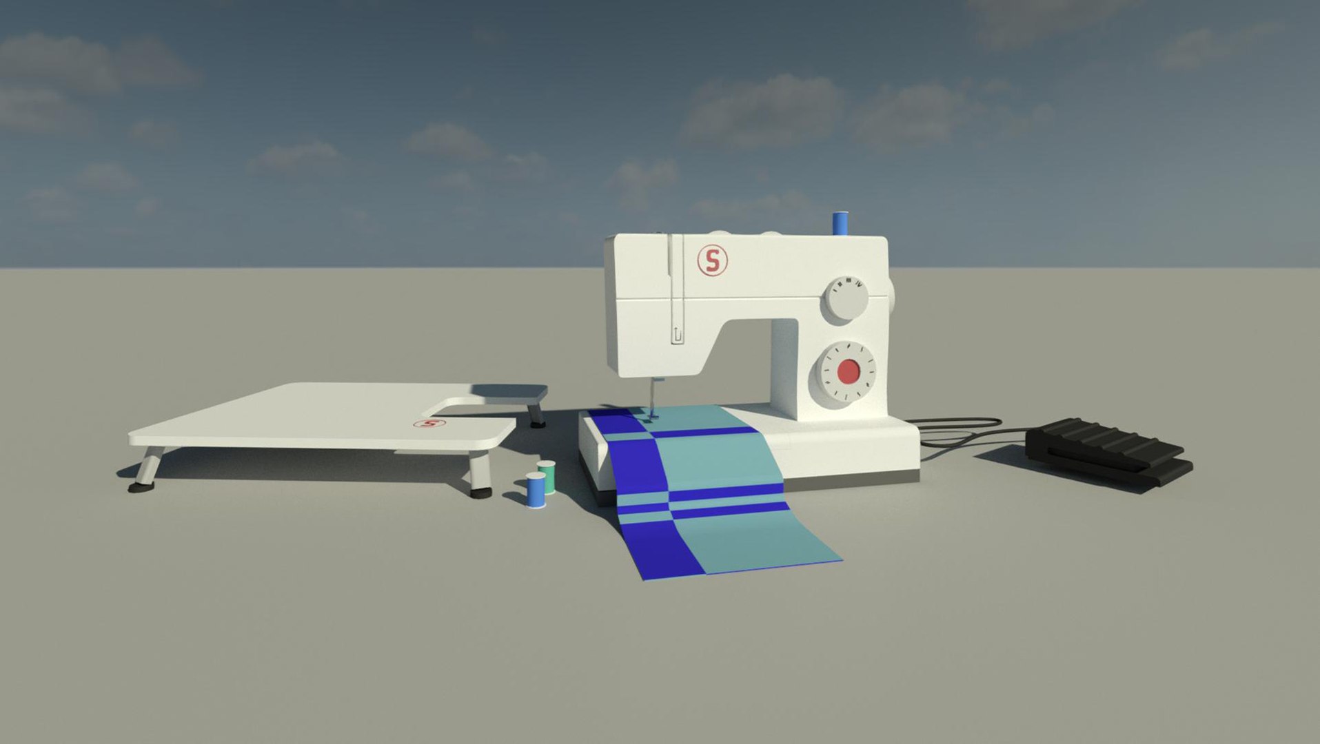 Sewing Machine 3D Model - TurboSquid 2150956