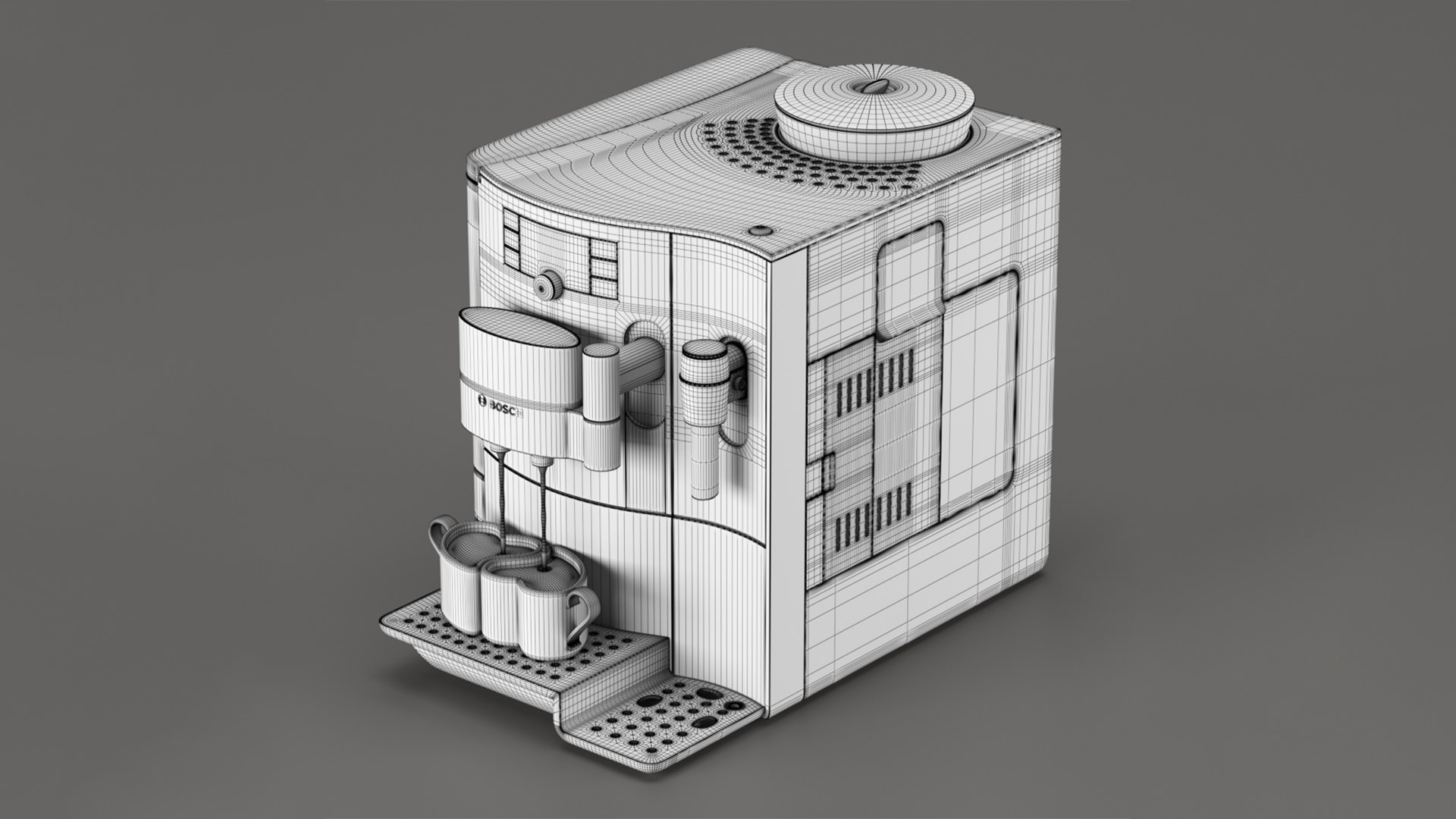 Bosch VeroBar 300 AromaPro Coffee Machine 3D Model - TurboSquid 1839021