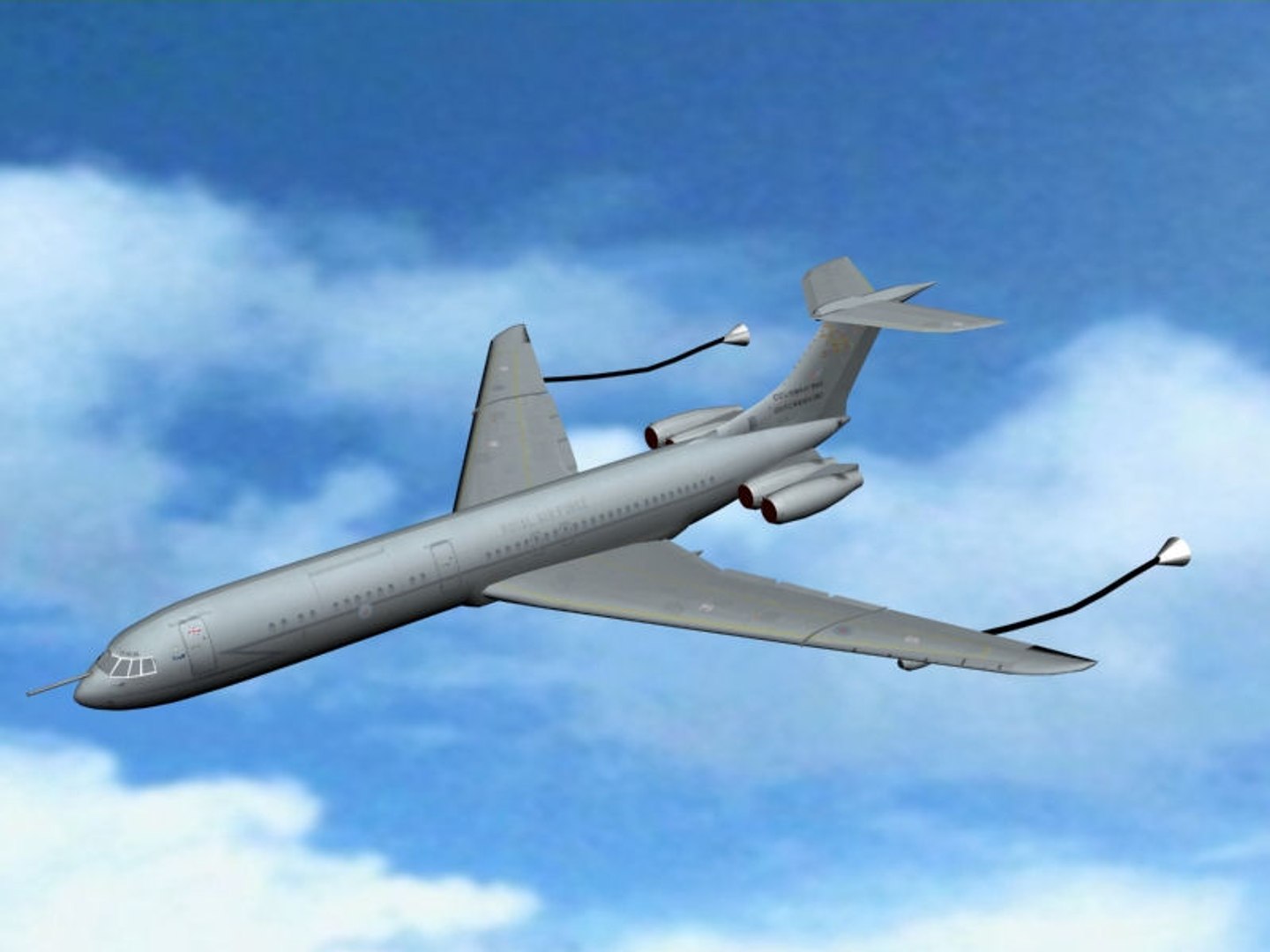 Raf Vc10 3d Model