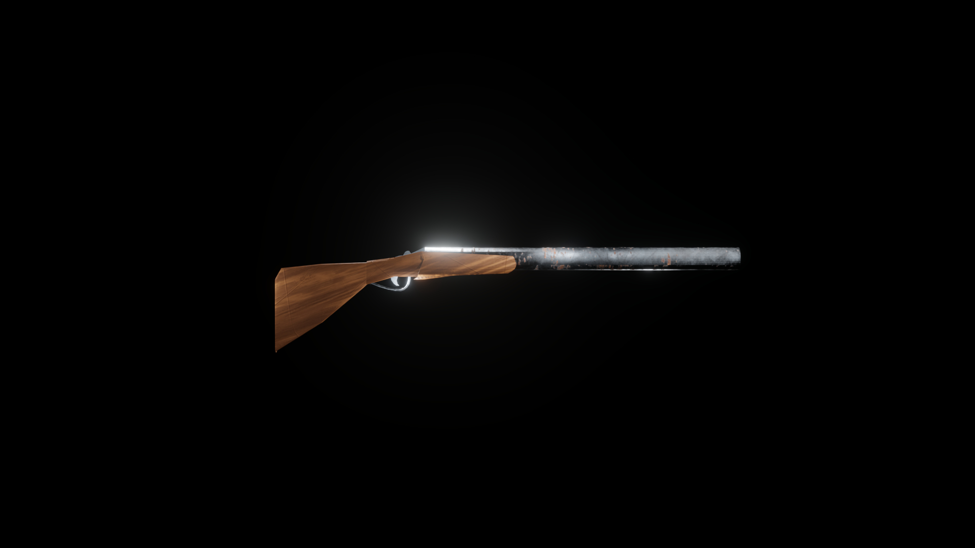 Rusty Double-barreled Shotgun Model - TurboSquid 1975743