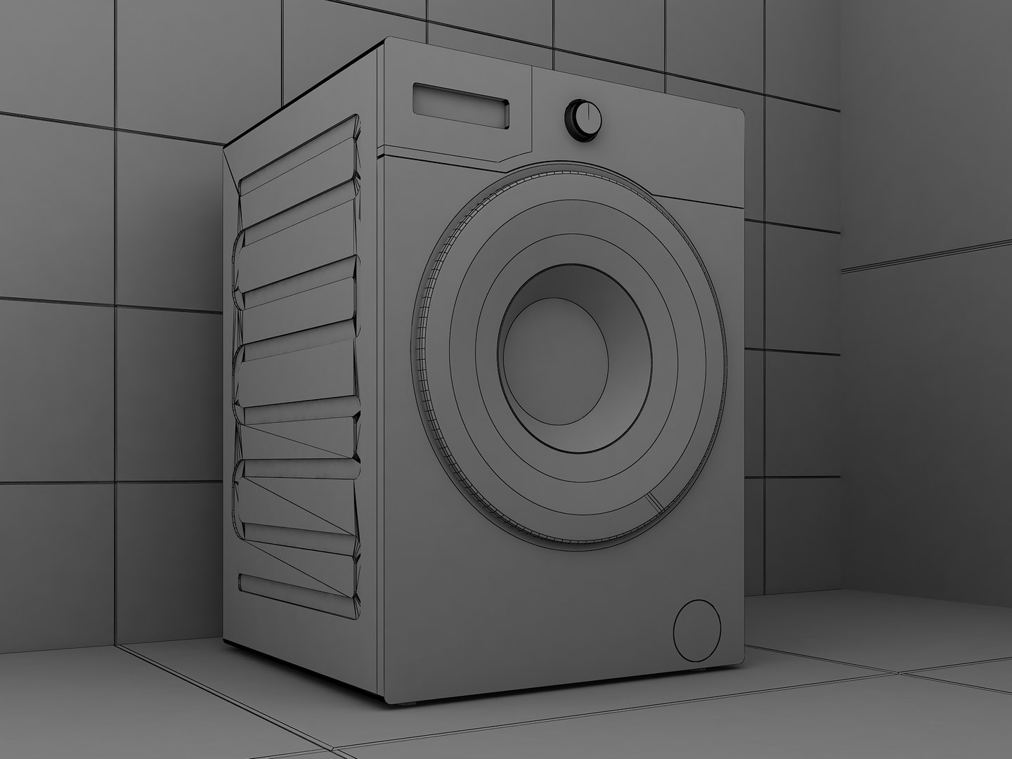 Laundry Machine 3D Model - TurboSquid 1434524
