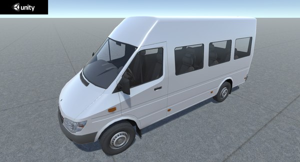 mercedes sprinter truck chassis 3d model