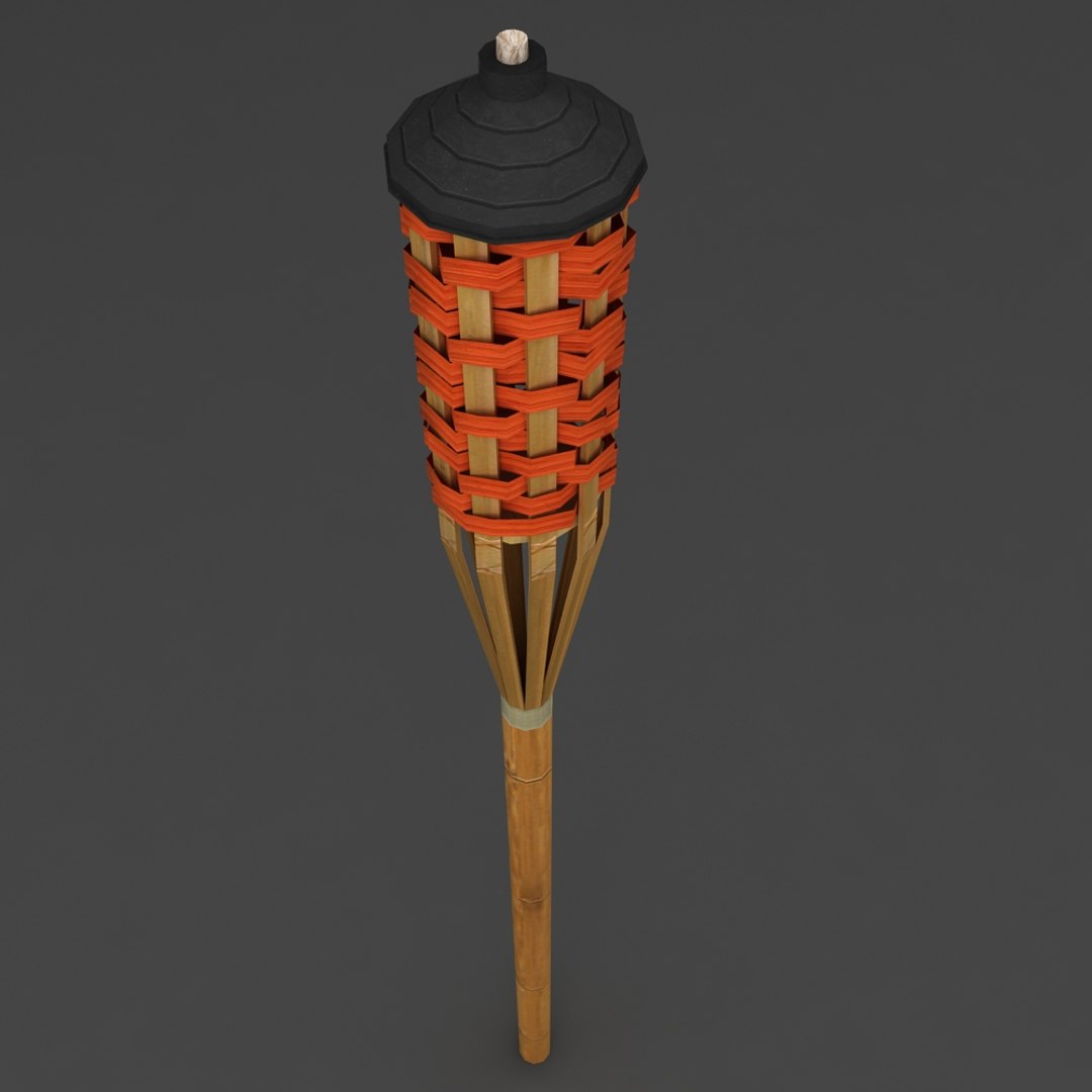 Tiki Torch 3d Max