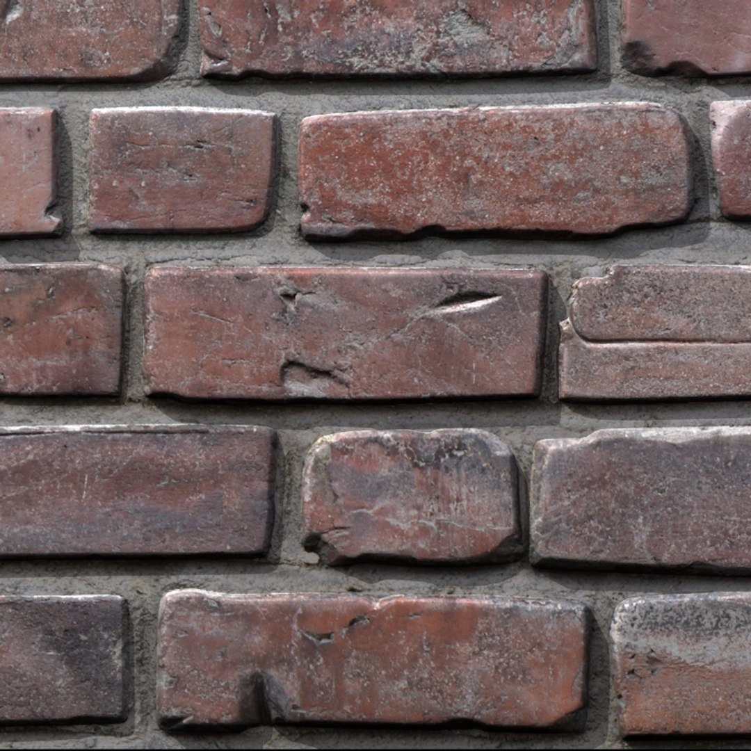 Brick Wall 01 3d Model