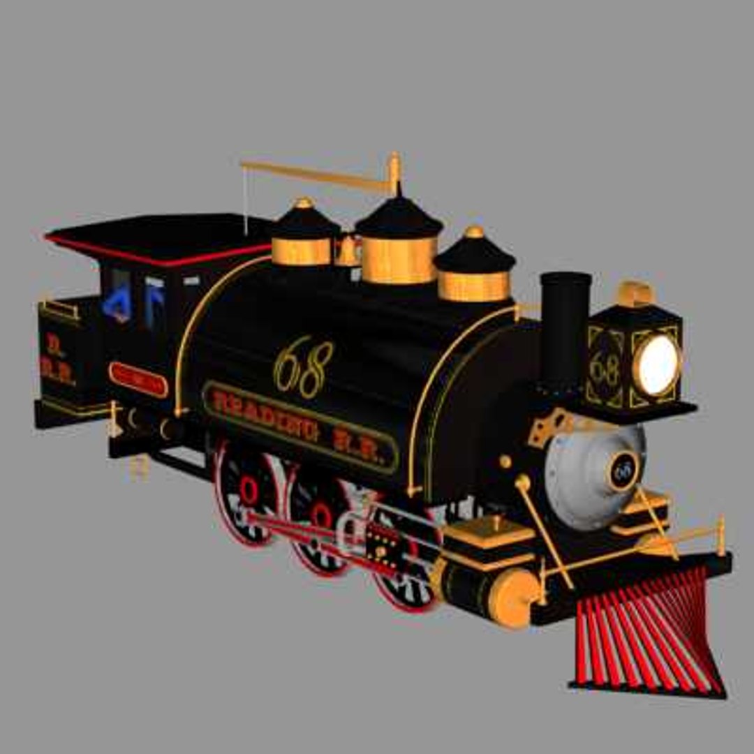 Vehicle Train Engine 3d