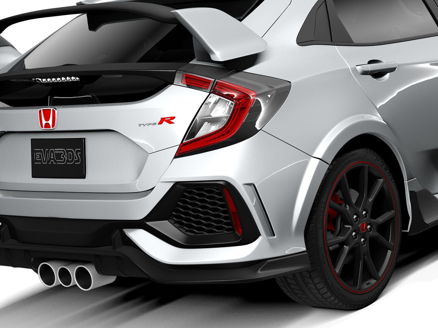 3D Honda Civic Type R Model - TurboSquid 1385625
