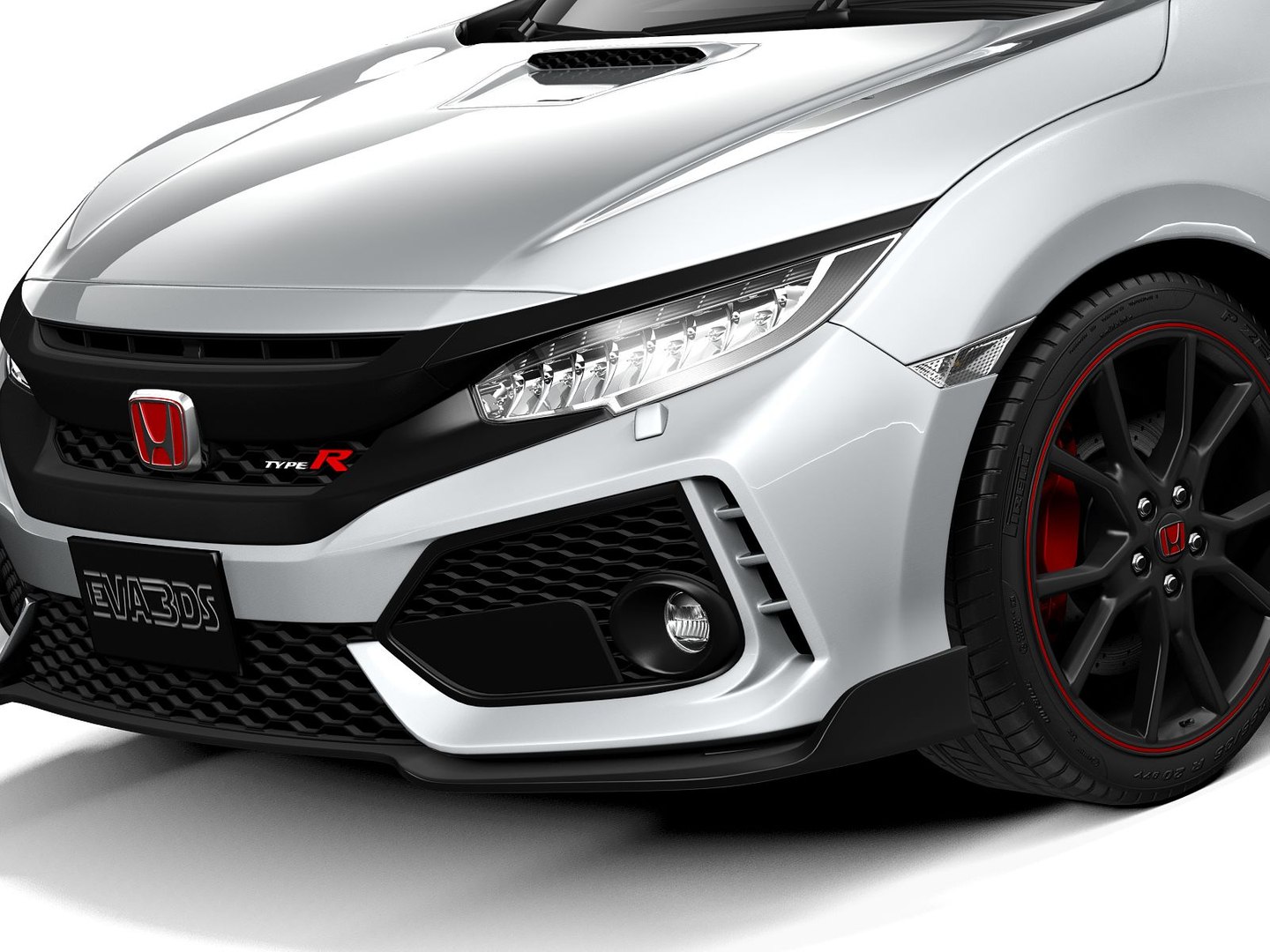3D Honda Civic Type R Model - TurboSquid 1385625