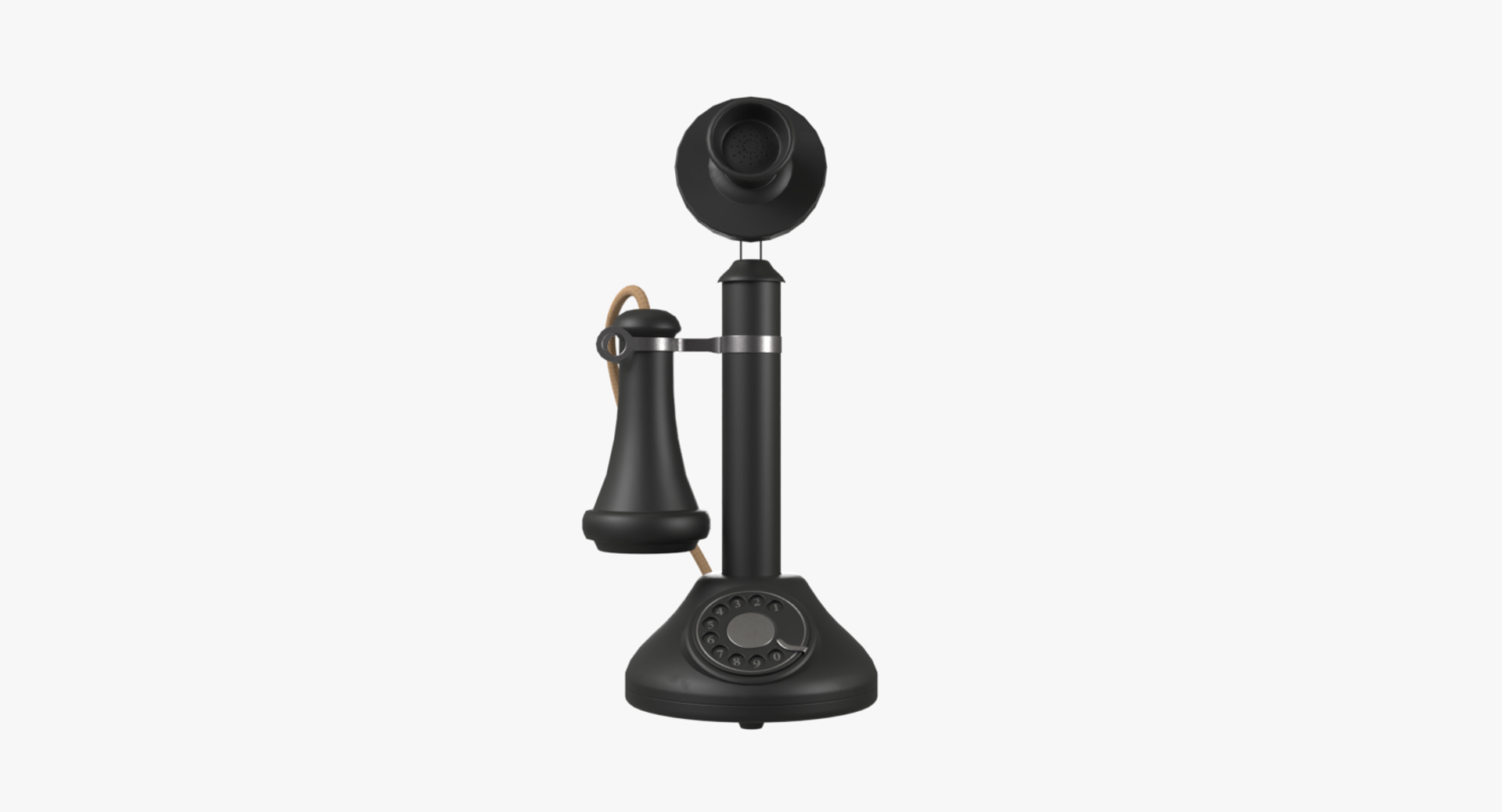 Candlestick Phone 3D Model - TurboSquid 1296151