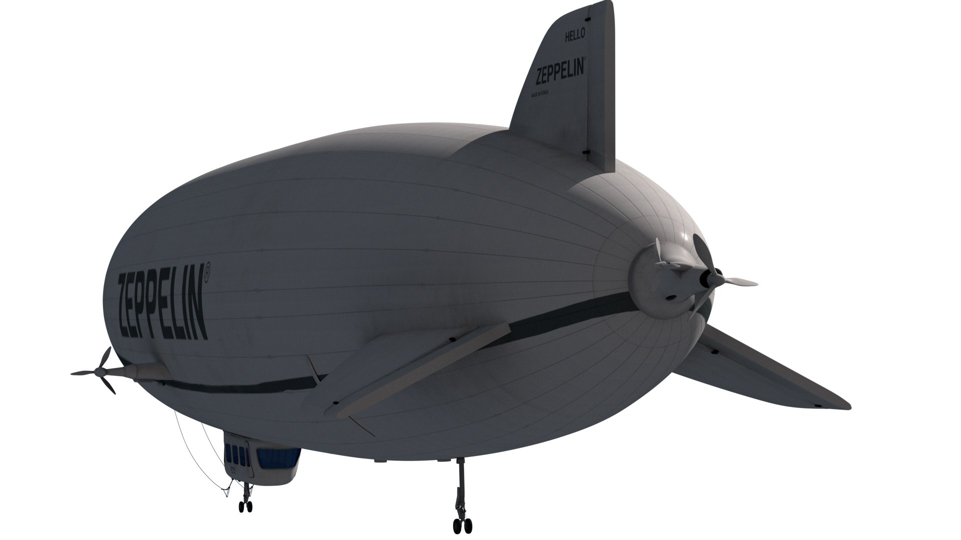 3D zeppelin model - TurboSquid 1445886