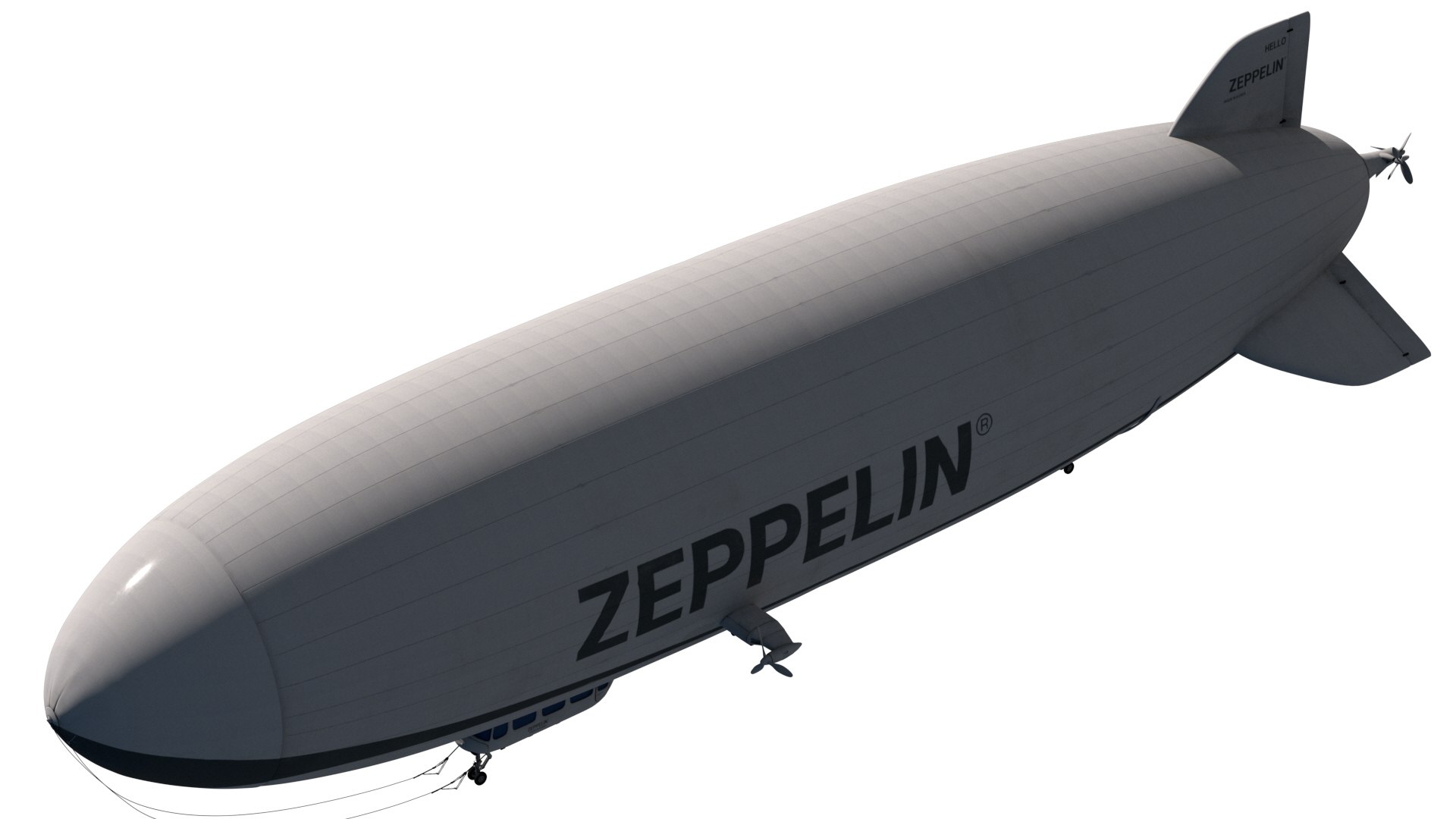 3D zeppelin model - TurboSquid 1445886