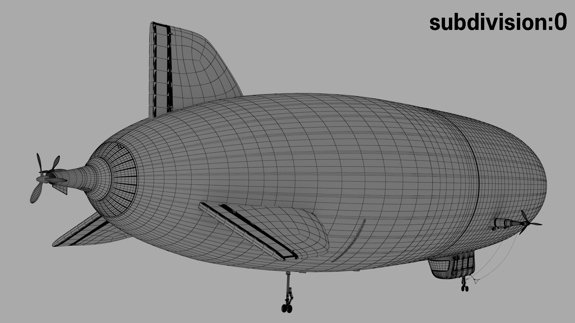 3D zeppelin model - TurboSquid 1445886