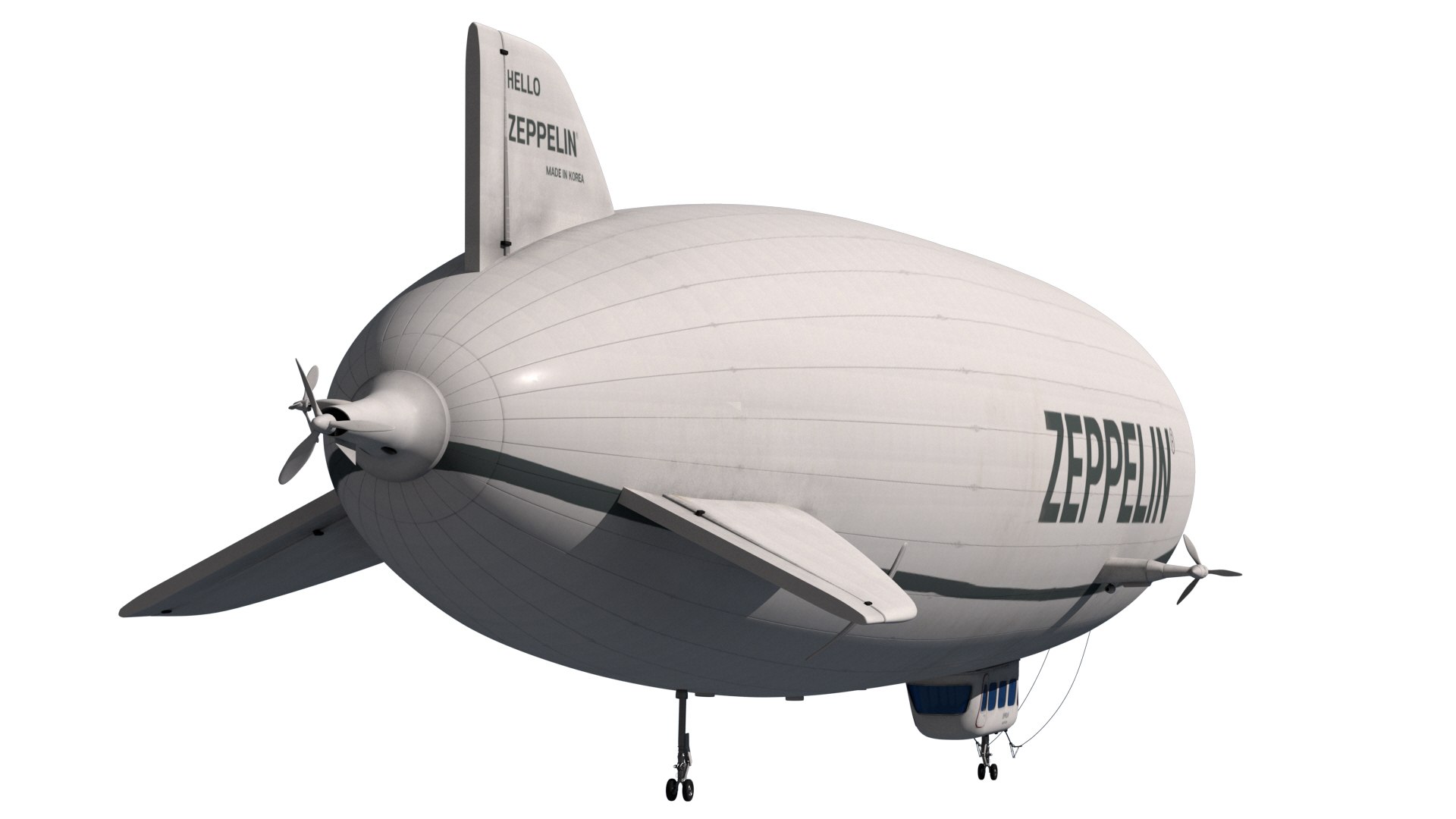 3D zeppelin model - TurboSquid 1445886
