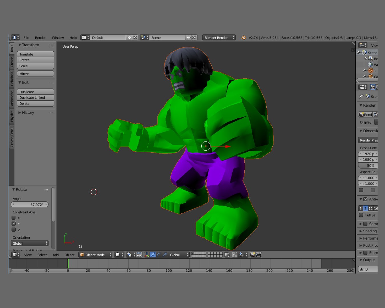 3d Incredible Hulk