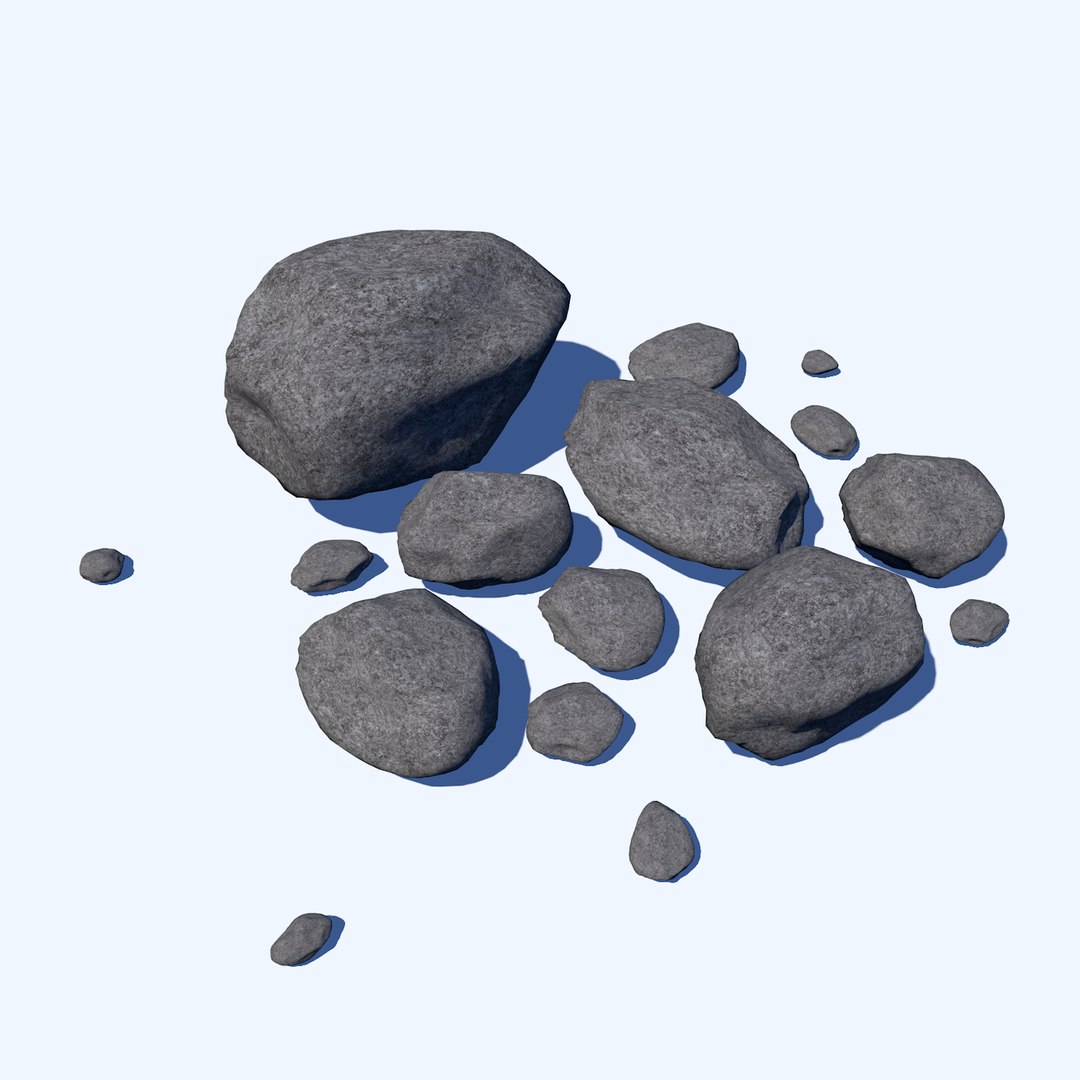 3D Group Rocks Model - TurboSquid 1286591