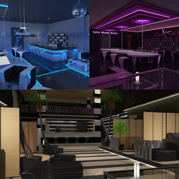Bar Interior 3D Models for Download | TurboSquid
