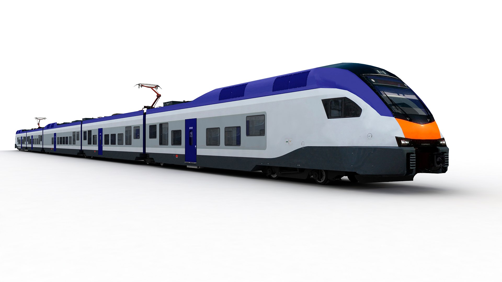 3D High-speed Electric Trains - TurboSquid 1427240
