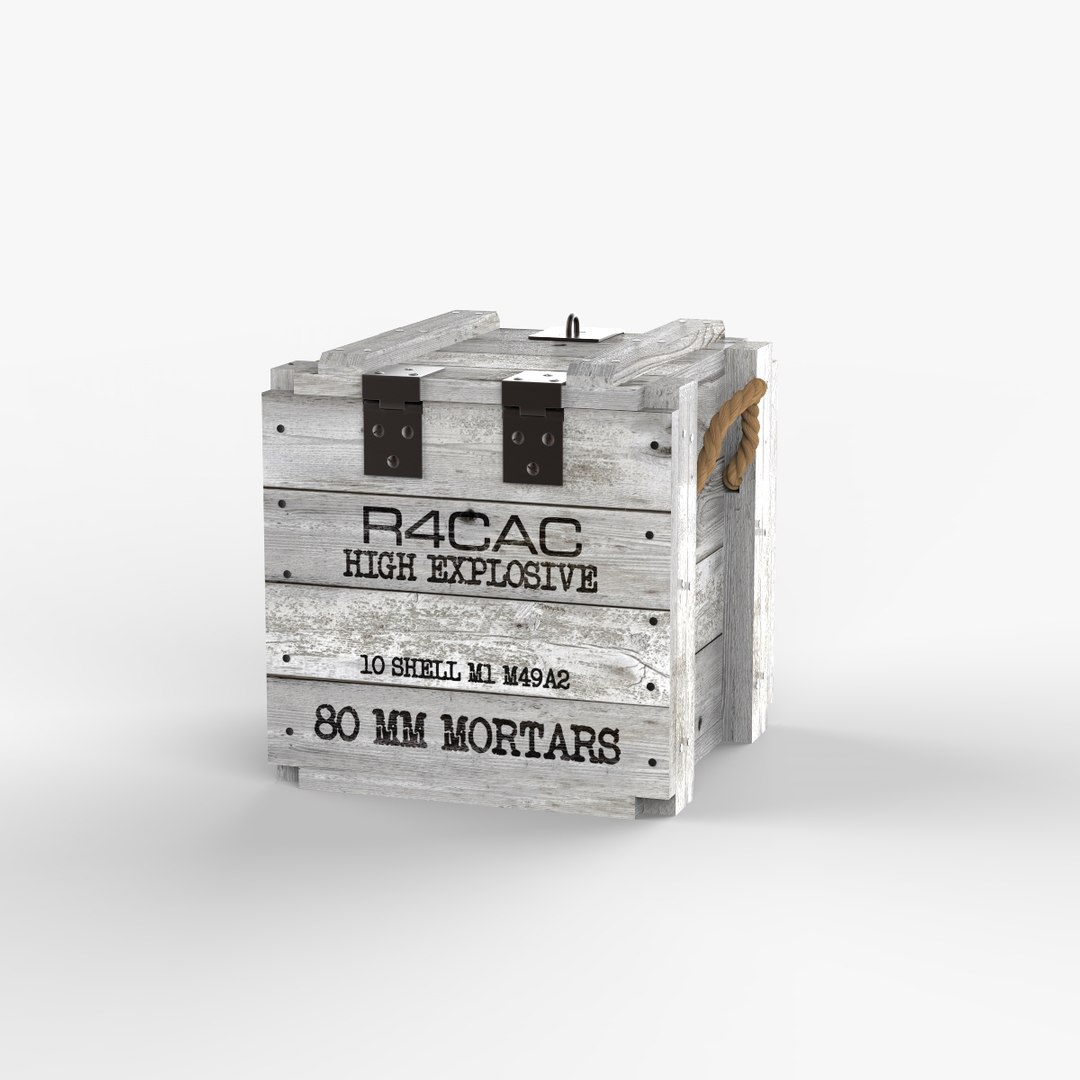 Ammo Crate 3D Model - TurboSquid 1183888