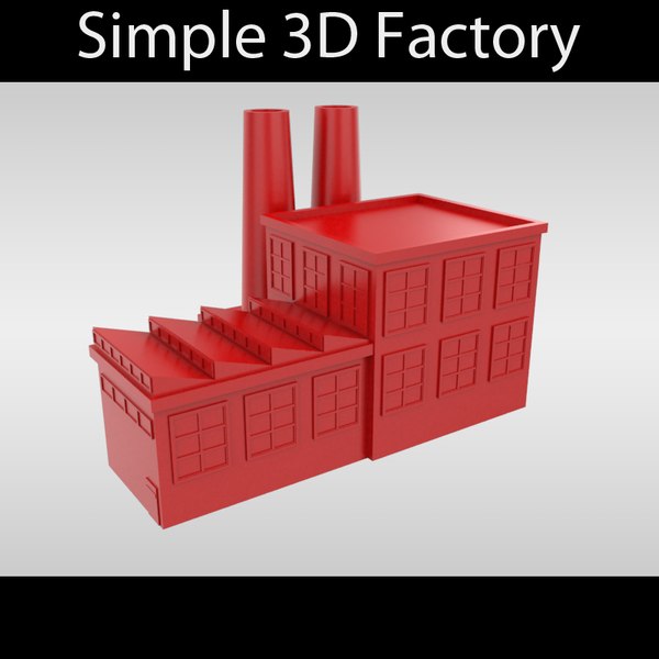 simple factory 3d max